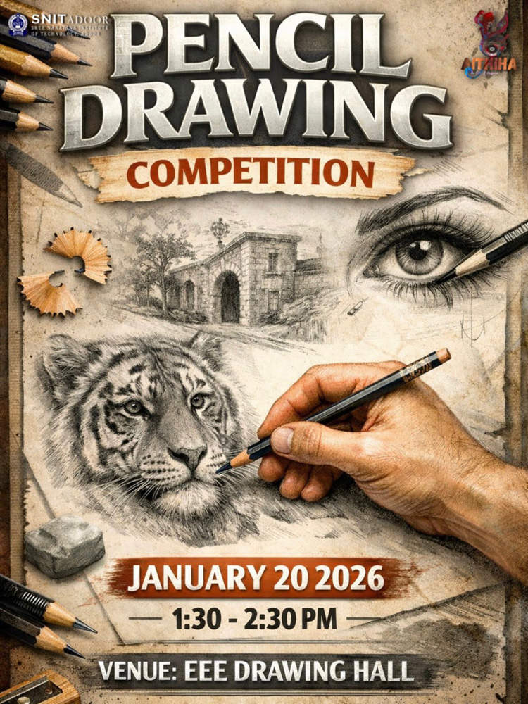 Pencil Drawing Competition - Sree Narayana Institute of Technology